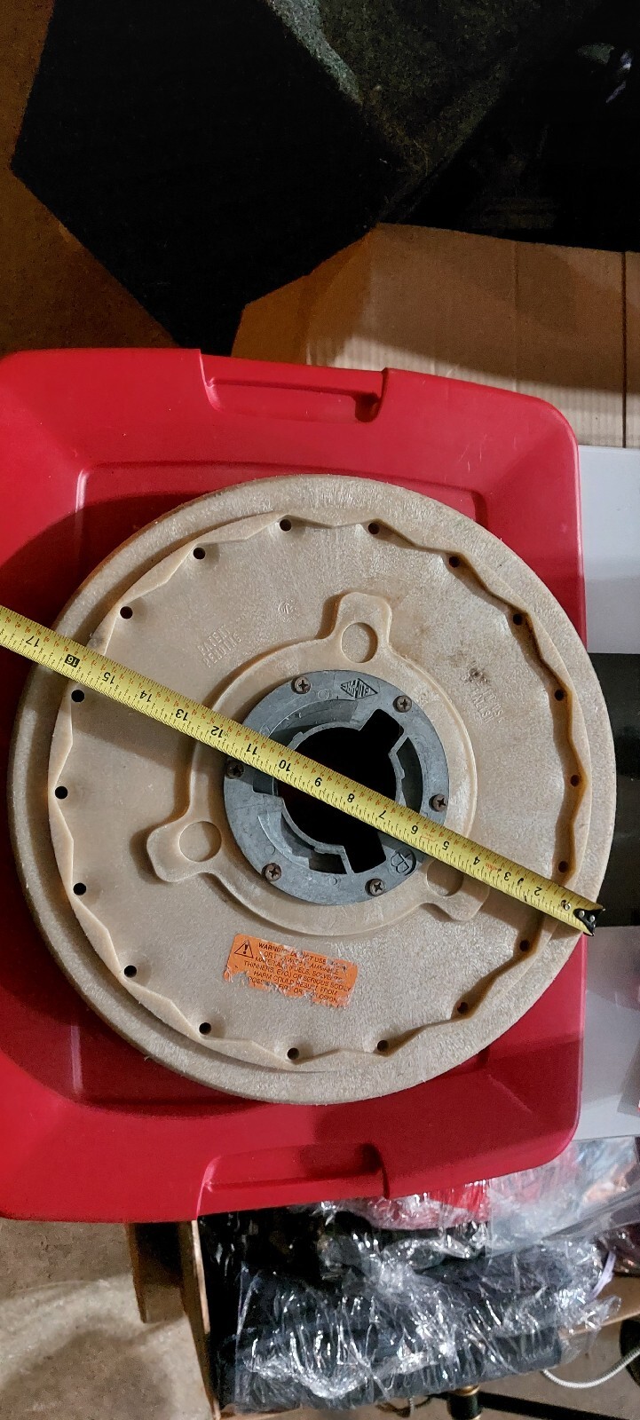 Boardwalk Plastic Pad Holder/Drive Block, 17 inBoardwalk PPP17 | eBay