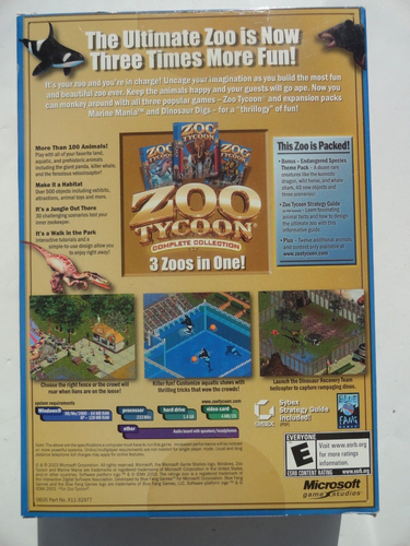 Zoo Tycoon: Complete Collection (PC, 2003) for sale online | eBay