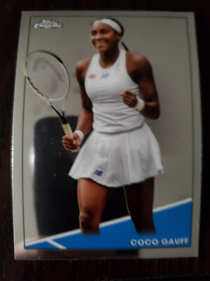 Coco Gauff 2021 Topps Chrome Tennis #100 Rookie Card RC QTY | eBay