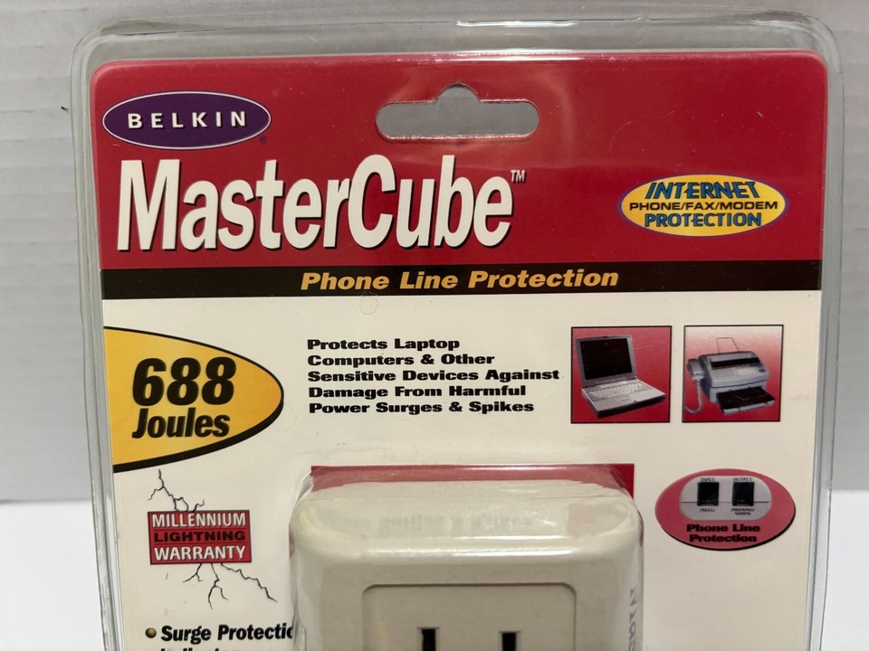 Belkin (F5C594-TEL) 688 Joules MasterCube Phone Line Protection **BRAND NEW** | eBay