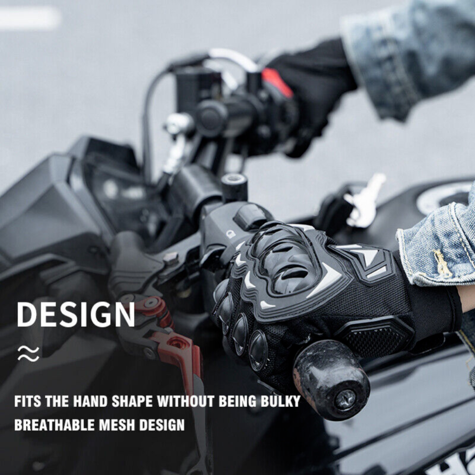 Motorcycle Gloves Touchscreen Full Finger ATV MTB Motorbike Racing ...