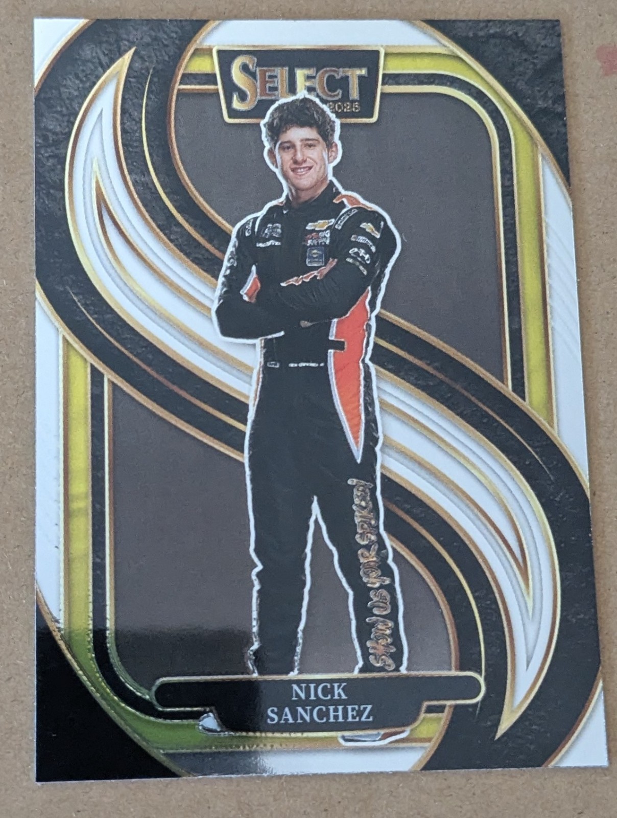 Nick Sanchez 2025 Select NASCAR #19 Trackside Action Signatures Gold ...