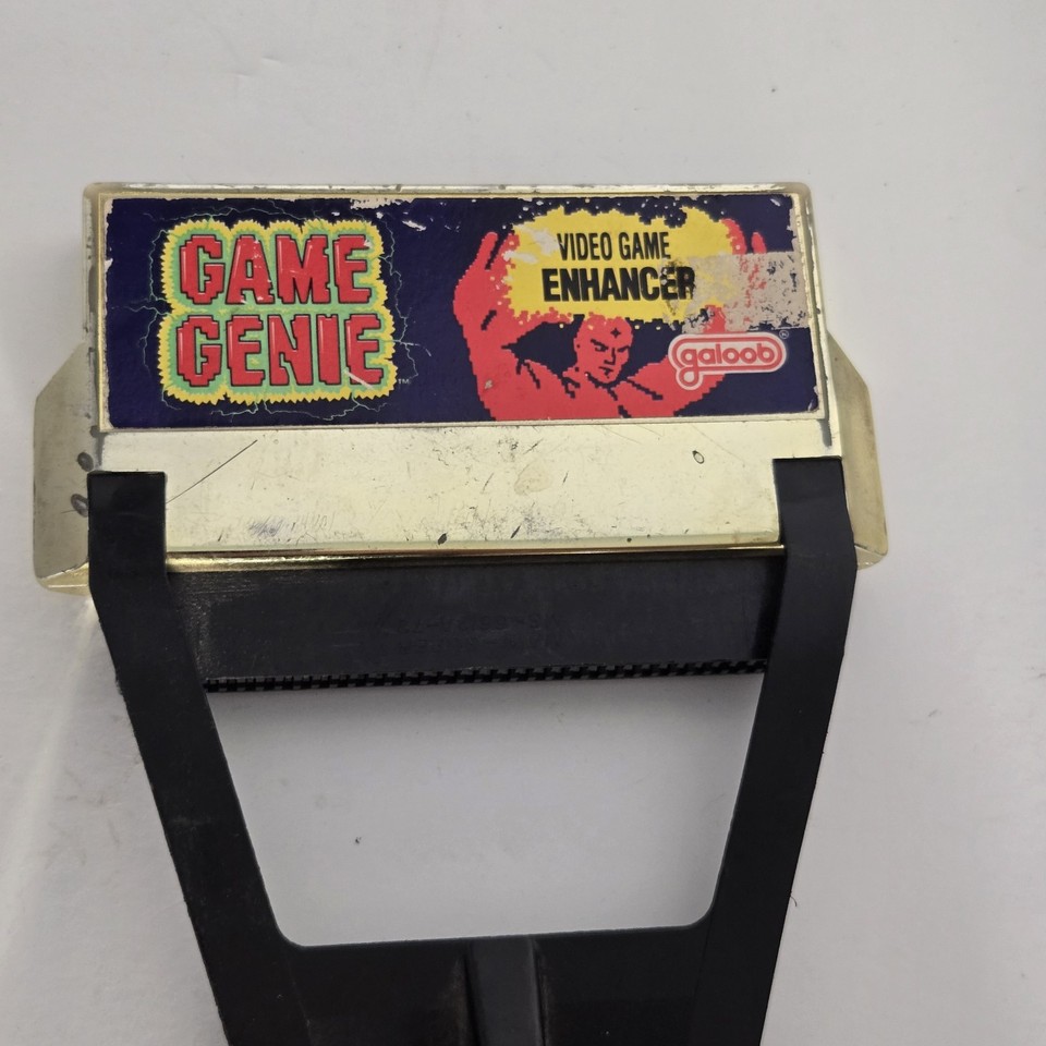 Nintendo NES Game Genie Video Game Enhancer Galoob Gold Attachment | eBay