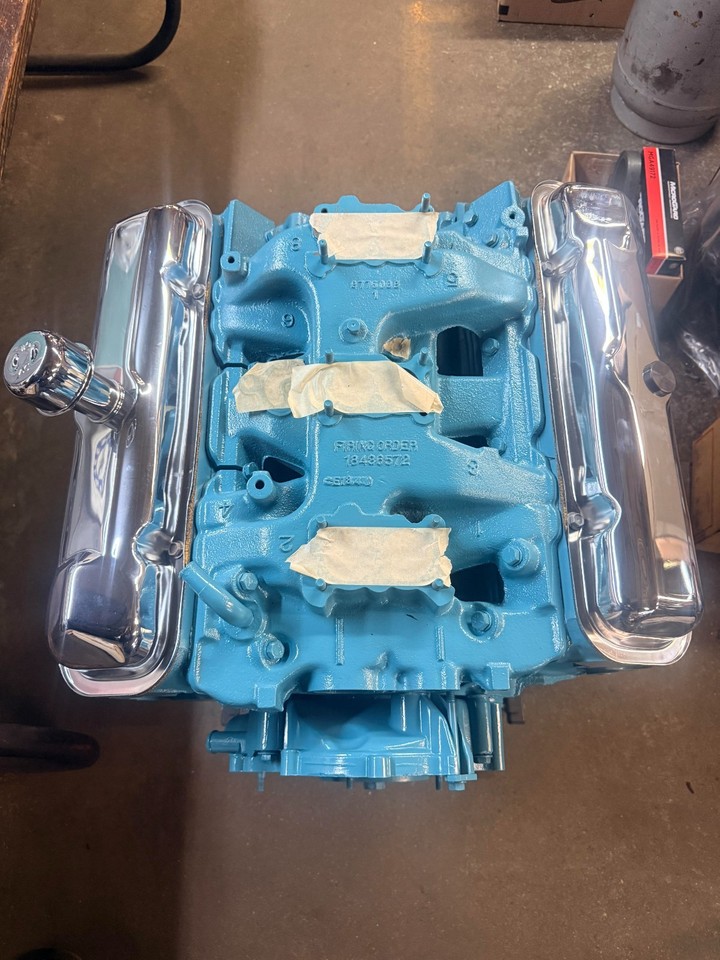 1964 389 pontiac tri power complete engine | eBay