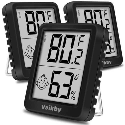 Indoor Humidity Meter Hygrometer 3Pack, Room Thermometer for Accurate ...