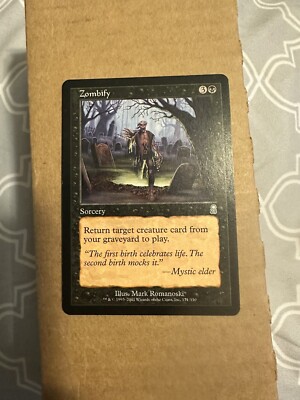 MTG Zombify Odyssey Regular Uncommon | eBay