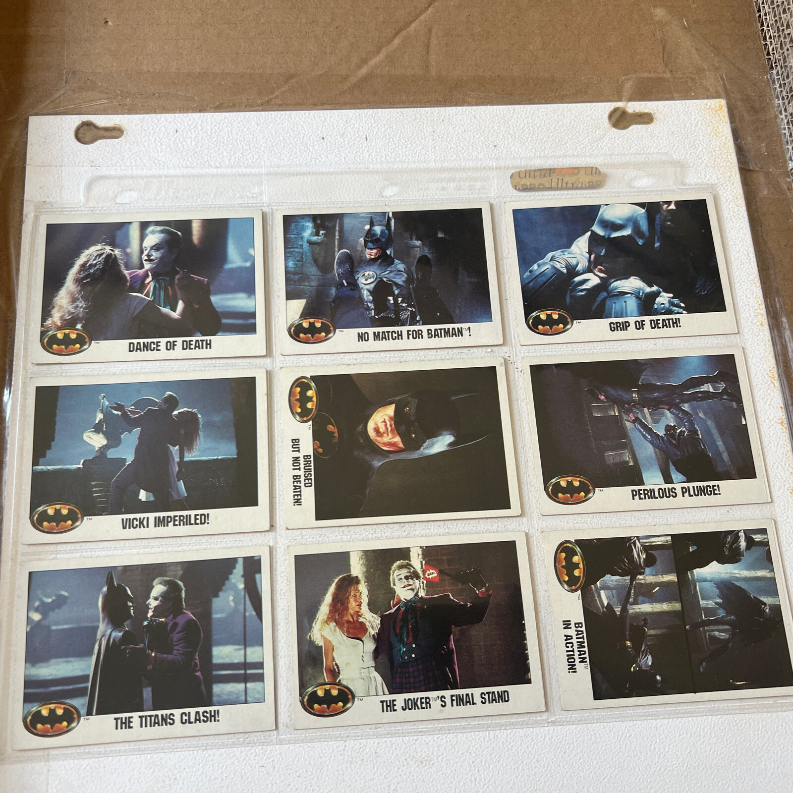 1989 Topps Batman Cards Lot Of 9 | eBay