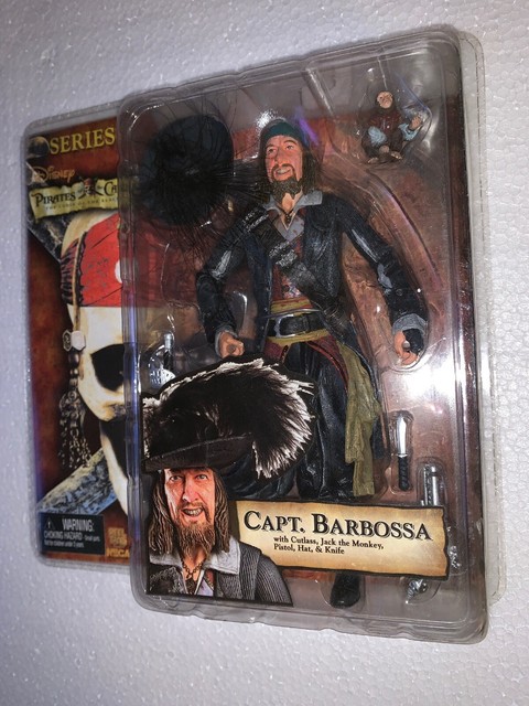 NECA Pirates of The Caribbean Action Figure Series 1 Capt. Barbossa ...