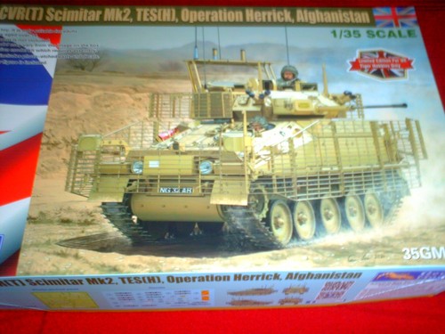 GECKO MODELS 1/35 SCALE BRITISH ARMY CVR(T) SCIMITAR MK2, TES(H ...