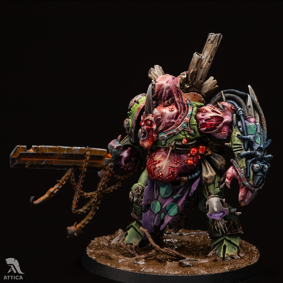 Nurgle Daemon Prince painted figure Warhammer 40k Pre-Sale | Art | eBay