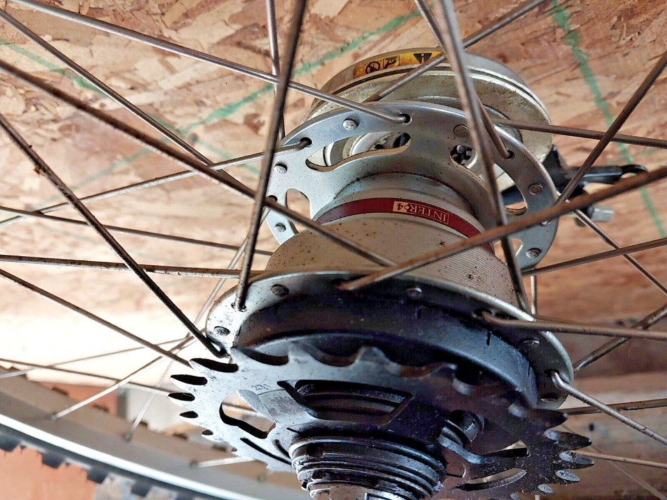 Shimano Inter 4 26" Cruiser Bike Wheel 4S Internal Hub BR-1M31-R Fast ...