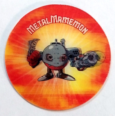 TAZO 3D DIGIMON VOL. II DKV #38 METALMAMEMON 2022 PERU Pogs Flips ...