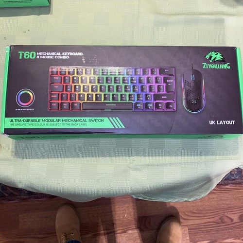 ZiYou Lang T60 mechanical keyboard & mouse combo & 20 backlight effects ...