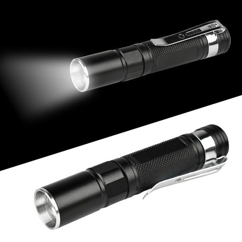 XPE Power Bank Powerful Flashlight Mini Pen Lamp Torch Light Flashlight ...