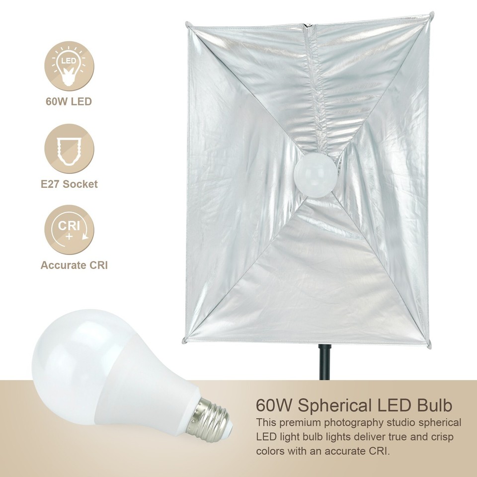 LINCO 2 Softbox Light Kit Photo Studio Photography Continuous Lighting ...