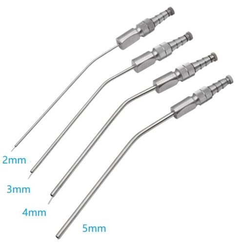 FRAZIER SUCTION TUBE SET OF 4 TUBES ASPIRATOR DENTAL ENT SURGICAL ...