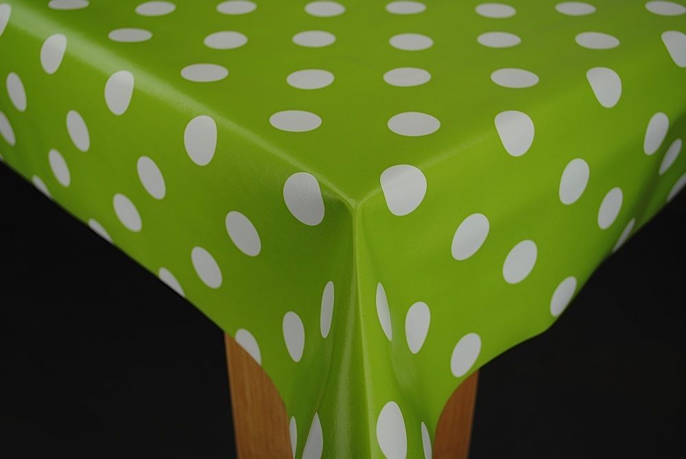 Spotted Polka Dot Spots Spotty Dotty Wipe Clean PVC Vinyl Oilcloth ...