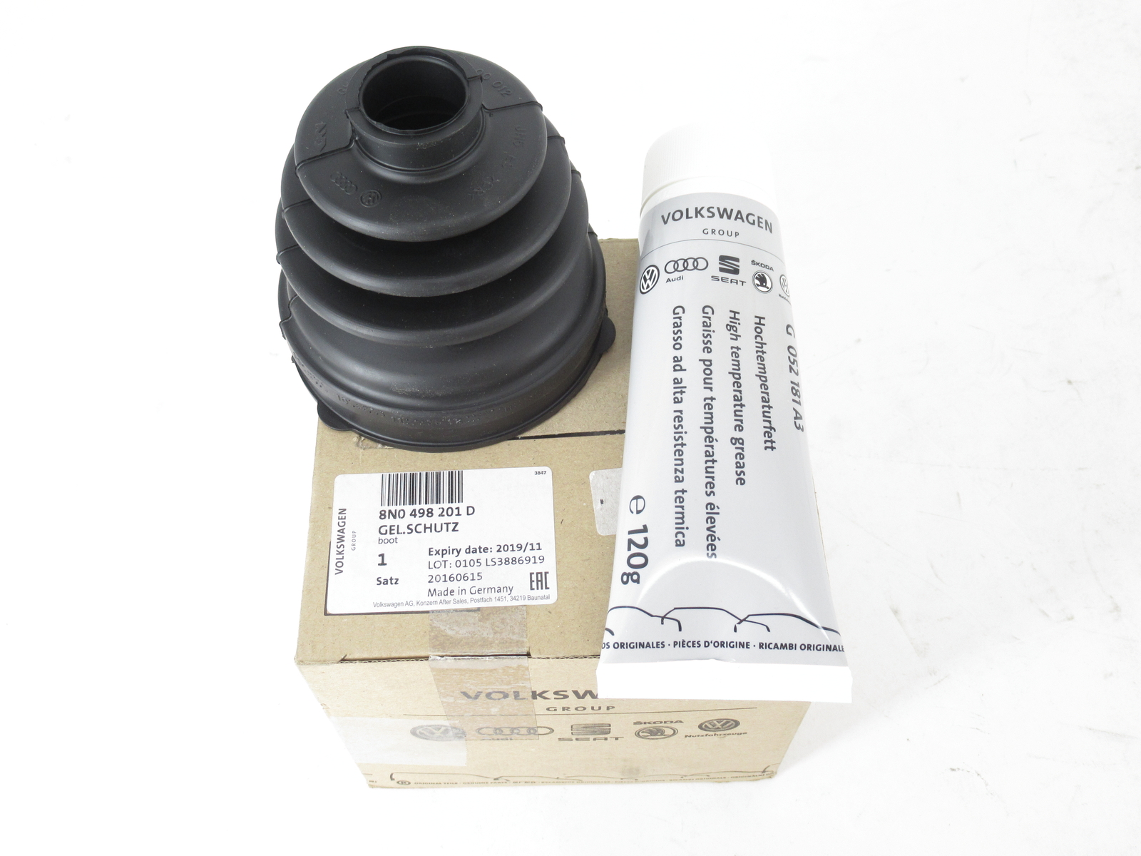 Genuine OEM Audi 8N0-498-201-D Front Inner CV Joint Boot 2004-2006 TT ...