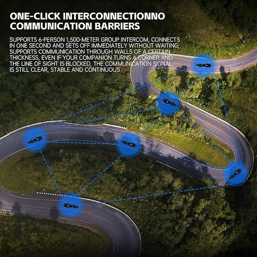 FreedConn Hero Motorcycle Wireless Bluetooth Headset Communication ...