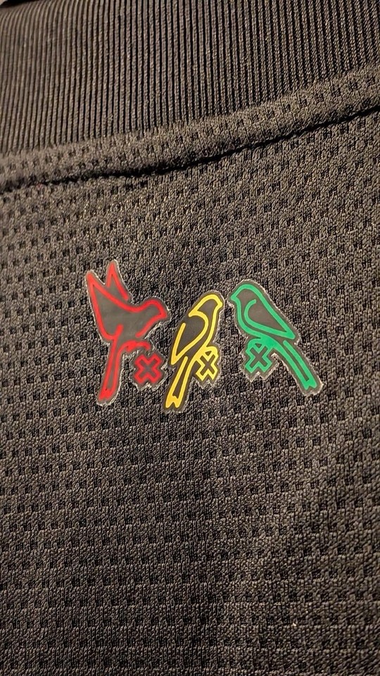 GENUINE Ajax Third Kit 21/22 | Bob Marley Three Little Birds Shirt Size ...