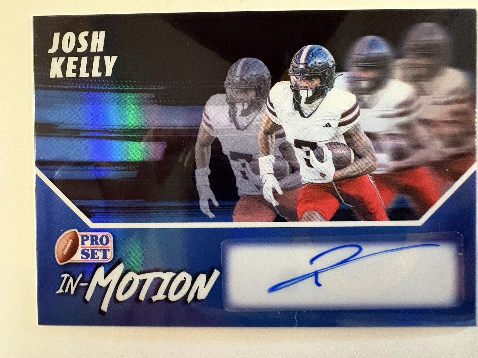 Josh Kelly 2025 Leaf Pro Set Metal #SM-JK1 Pro Set In Motion ...