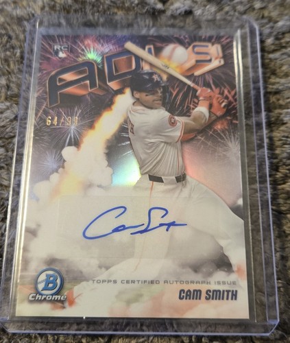 2025 Bowman Chrome Prospect Autographs Cam Smith Adios /99 Auto | eBay