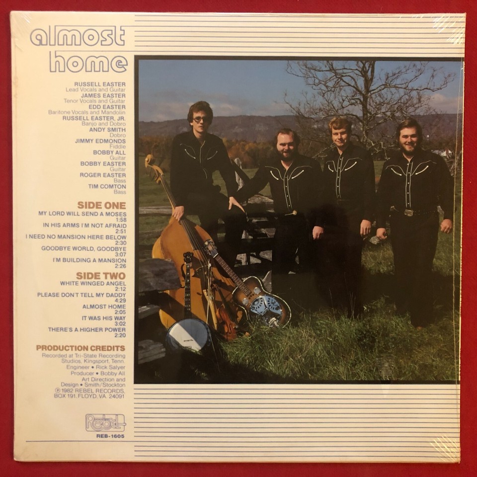 THE EASTER BROTHERS ~ ALMOST HOME LP MINT SEALED BLUEGRASS COUNTRY ...