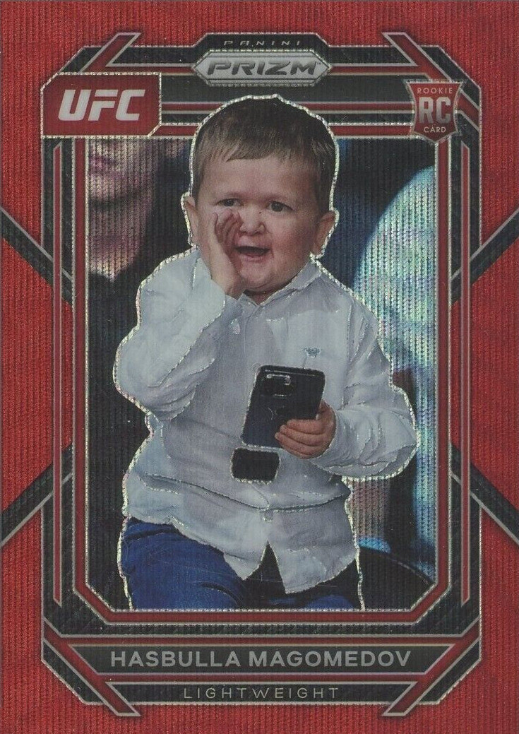 2023 Panini Prizm UFC - Ruby Wave Prizm #200 Hasbulla Magomedov (RC ...