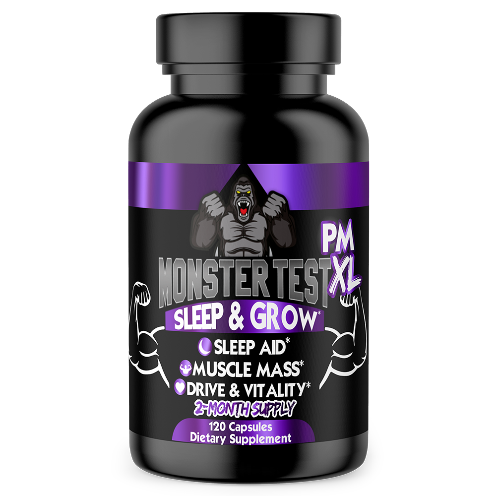 MONSTER TEST 120CT + MONSTER PM XL 120 Test Booster Sleep Aid Men Drive ...