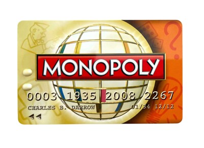 Monopoly Here and Now World Edition Game Bank Debit Credit Card ...