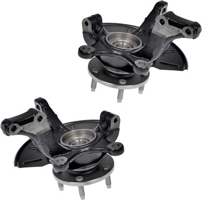 Pair Front Knuckle & Wheel Hub Bearing for 2005-2012 Ford Escape ...