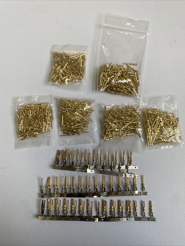 Crimp Pin Sockets Gold Plated/ Tube Socket Pins Large Lot | eBay