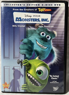 Monsters, Inc. (DVD, 2002, 2-Disc Set, Collectors Edition, Rated G ...