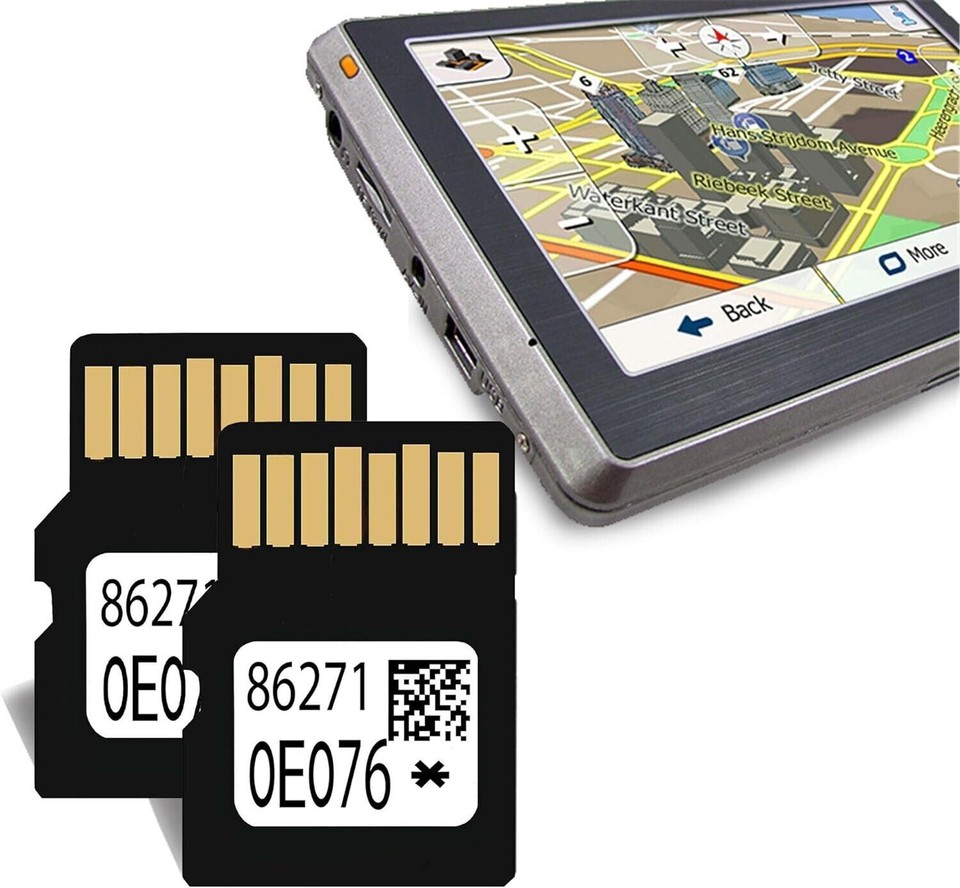 Latest 2024 Maps Updated 86271 0E076 Navigation GPS SD Card for Toyota ...