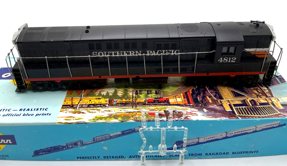 HO ATHEARN 4328 TRAINMASTER SOUTHERN PACIFIC SP # 4812 BLACK WIDOW | eBay