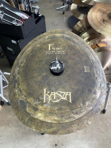 Kasza 3pc Clap Stack 13"-11"-9" Raw Hammered Bronze "808 Handclap Stack ...