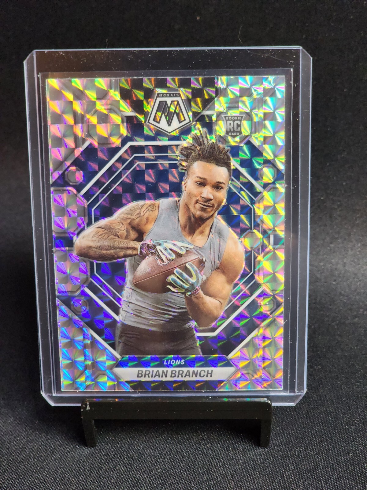 2023 PANINI MOSAIC BRIAN BRANCH ROOKIE SILVER PRIZM DETROIT LIONS | eBay