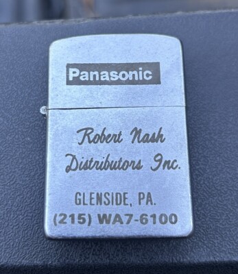 Vintage PANASONIC - ROBERT NASH DIST-GLENSIDE, PENNSYLVANIA advertising ...