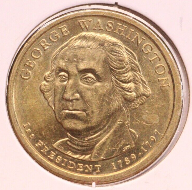 1$ GEORGE WASHINGTON 1ST President (1789-1797) 2007 (P) US One Dollar ...