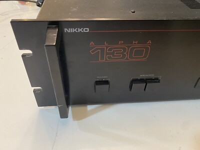 Vintage Nikko Alpha 130 Stereo Power Amplifier for parts | eBay