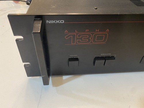 Vintage Nikko Alpha 130 Stereo Power Amplifier for parts | eBay