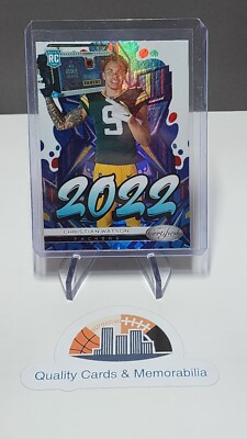 2022 Panini Certified #2022-18 Christian Watson Graffiti Insert RC | eBay