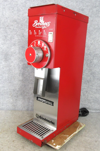 Commercial Red Grindmaster Model 850 Coffee Bean Grinder for Brothers ...