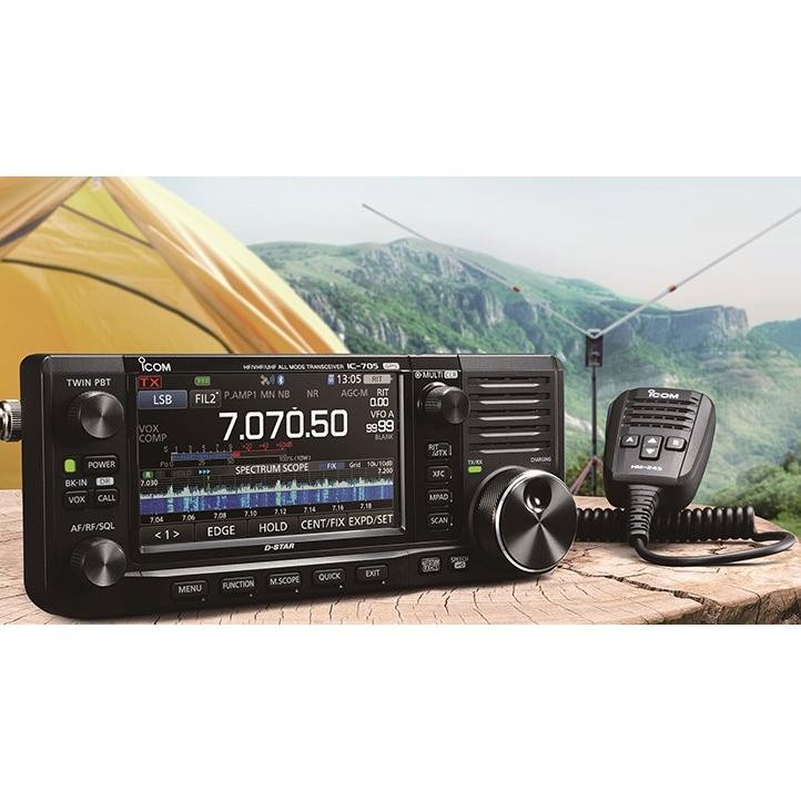 ICOM 705 HF/50/144/430MHz 10W All Mode Portable IC Transceiver Ham ...