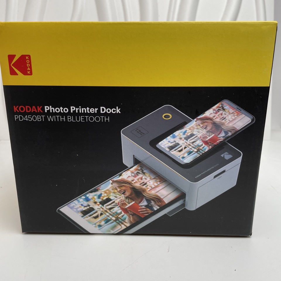 Kodak Dock Plus PD450BT Digital Photo Printer ( New Open Box ...
