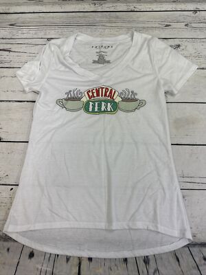 Friends T Shirt Size Small TV Show Central Perk Coffee Café V Neck | eBay