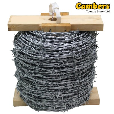 British Made Heavy Duty Barbed Wire Mild Or High Tensile Steel 200 ...