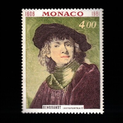Monaco, Scott 1308, Rembrandt, 1981, MNH | eBay