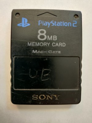 Sony Playstation 2 PS2 Official OEM MagicGate 8mb Memory Card Genuine ...