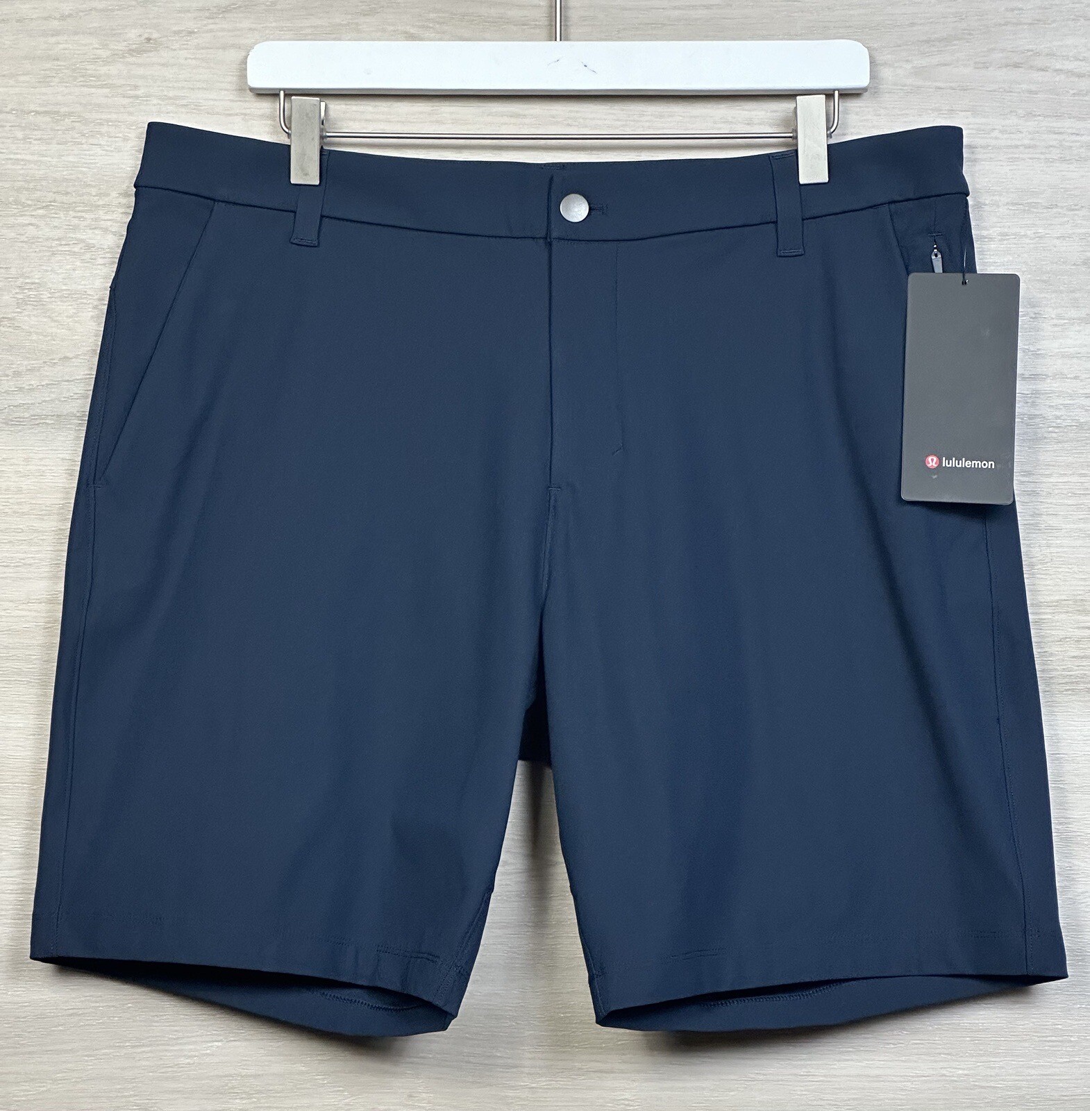 Lululemon Commission Short 9" Warpstreme Size 38 True Navy TRNV 10506 ...